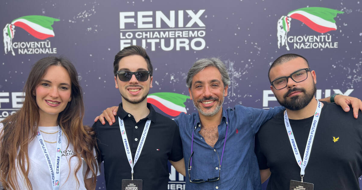 Al Fenix, la kermesse dei giovani di Fdi, presente anche la delegazione di Gioventù Nazionale ...