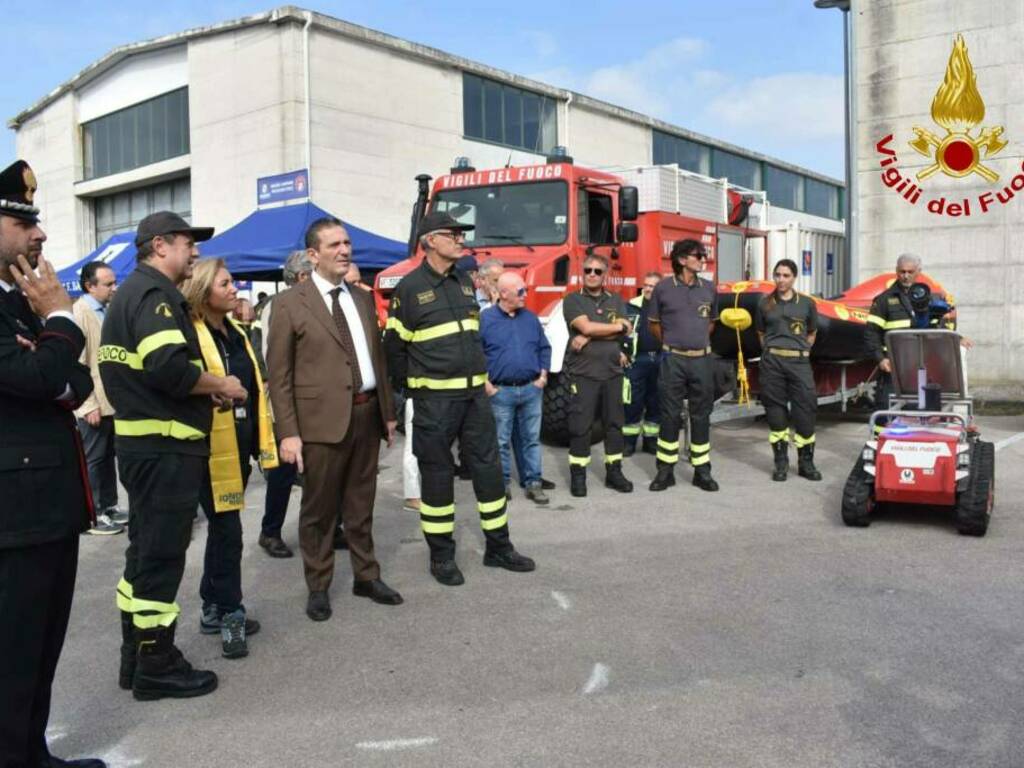 I Vigili del Fuoco del Comando provinciale di Caserta al Open Day della Protezione Civile ...
