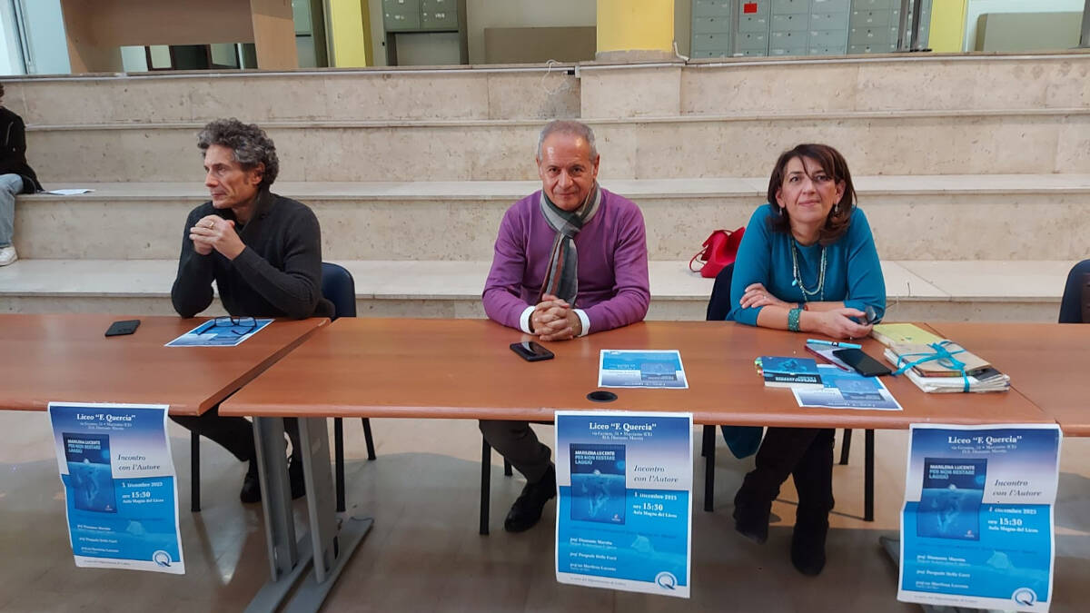 "Per non restare laggiù", successo per Marilena Lucente e il suo libro ...