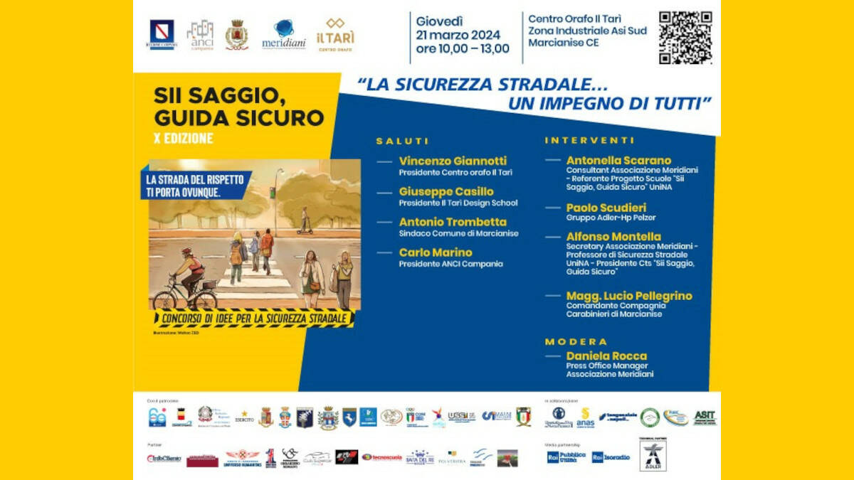 SII SAGGIO GUIDA SICURO: il Tarì di Marcianise diventa laboratorio ...